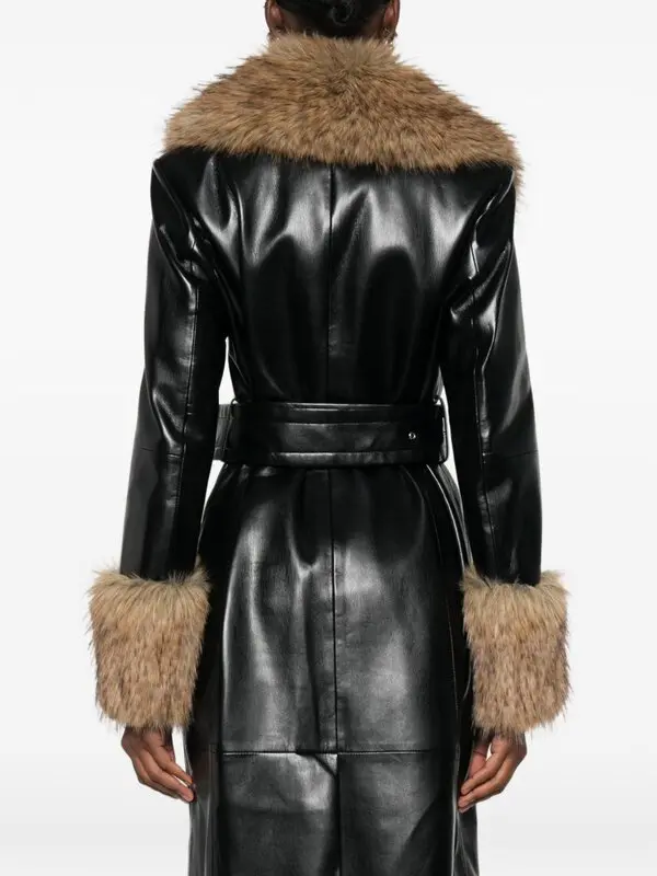 STAND STUDIO Estella Faux Leather Coat