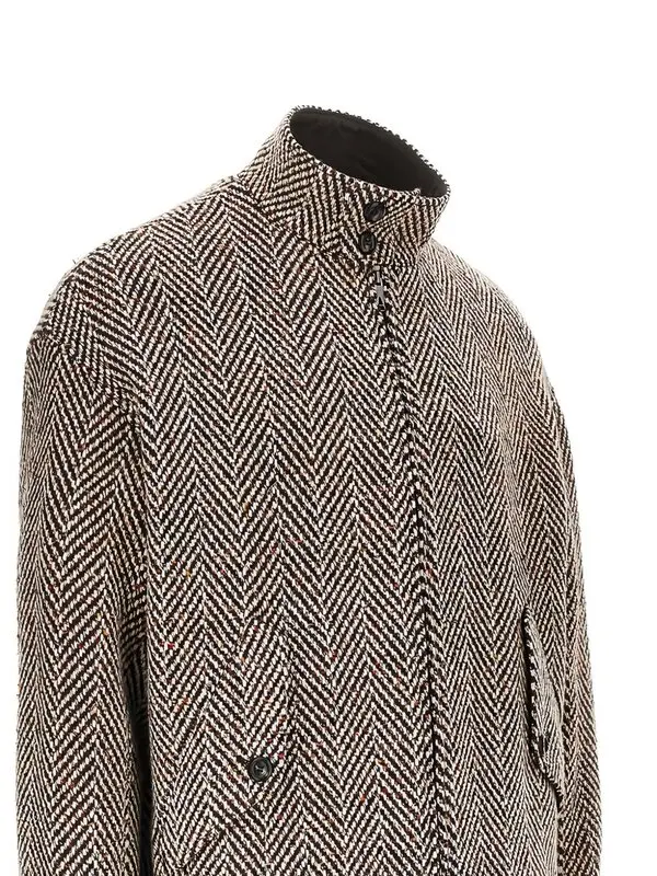 Emporio Armani Wool Blend Blouson Jacket