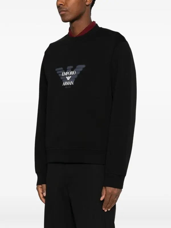 Emporio Armani Logo Cotton Sweatshirt