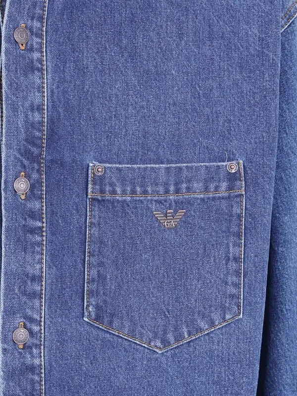 Emporio Armani Denim Cotton Shirt