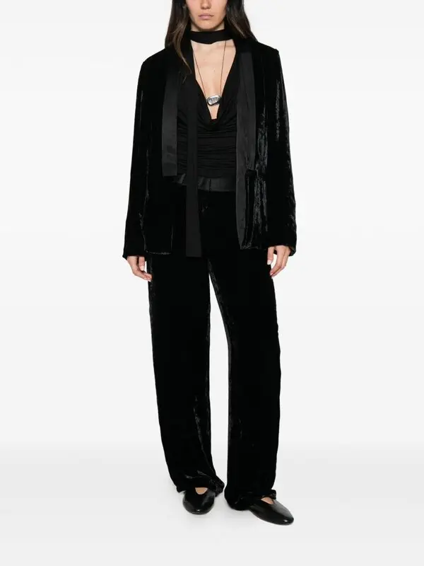 FORTE_FORTE Velvet Smoking Jacket