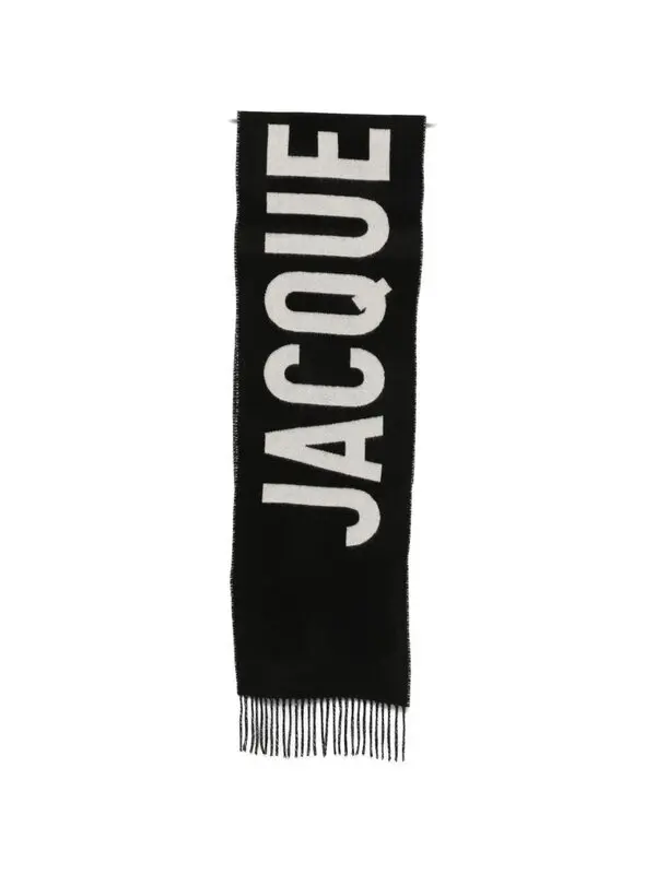 Jacquemus Logo Wool Scarf