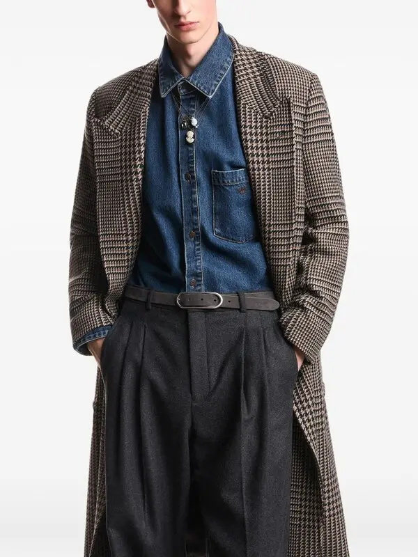 Emporio Armani Wool Double-breasted Coat