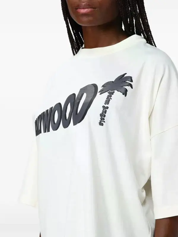 Palm Angels Logo-print Oversized T-shirt