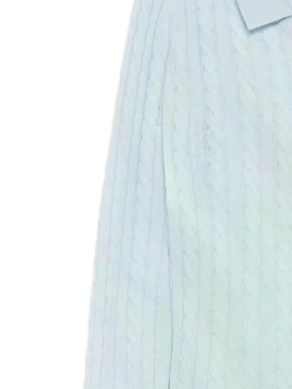 SHUSHU/TONG Cable-knit V-neck Sweater