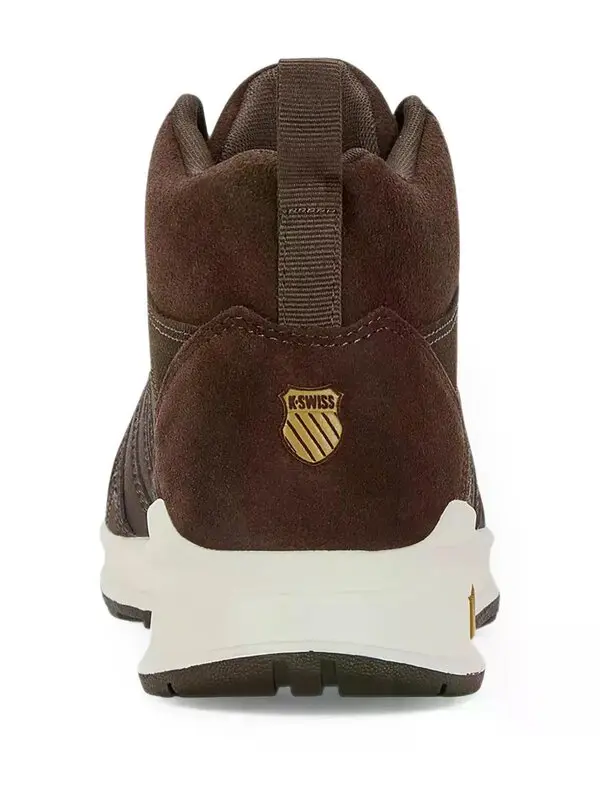 K-Swiss Vista Trainer Suede-panelled High-top Sneakers