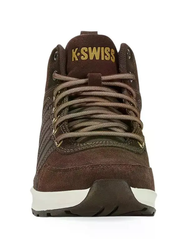 K-Swiss Vista Trainer Suede-panelled High-top Sneakers