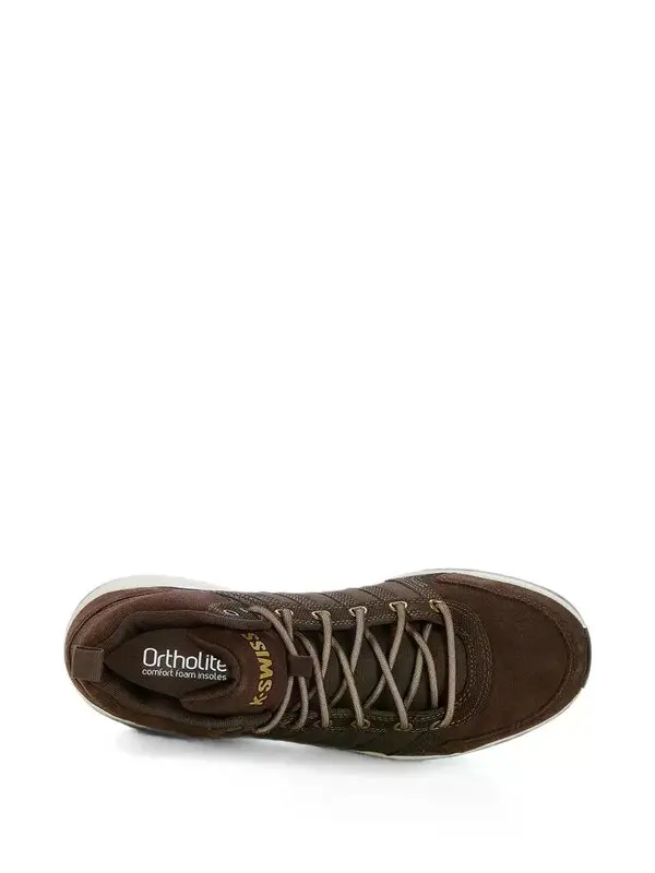 K-Swiss Vista Trainer Suede-panelled High-top Sneakers