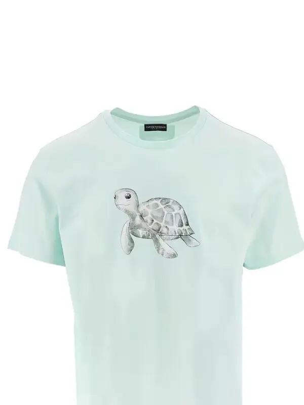 Emporio Armani Turtle-print T-shirt