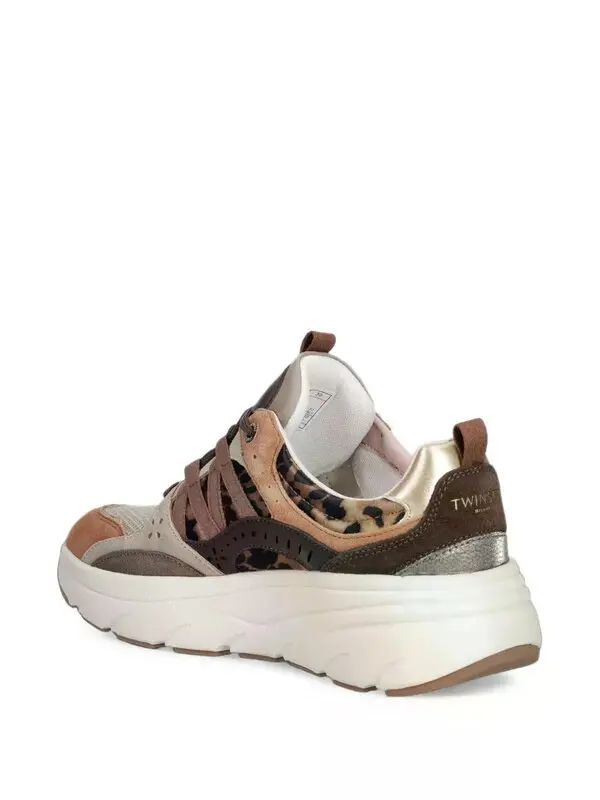 TWINSET Leather Running Trainers