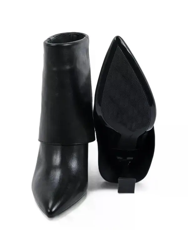 Karl Lagerfeld Foldover-panel Pointed-toe Boots