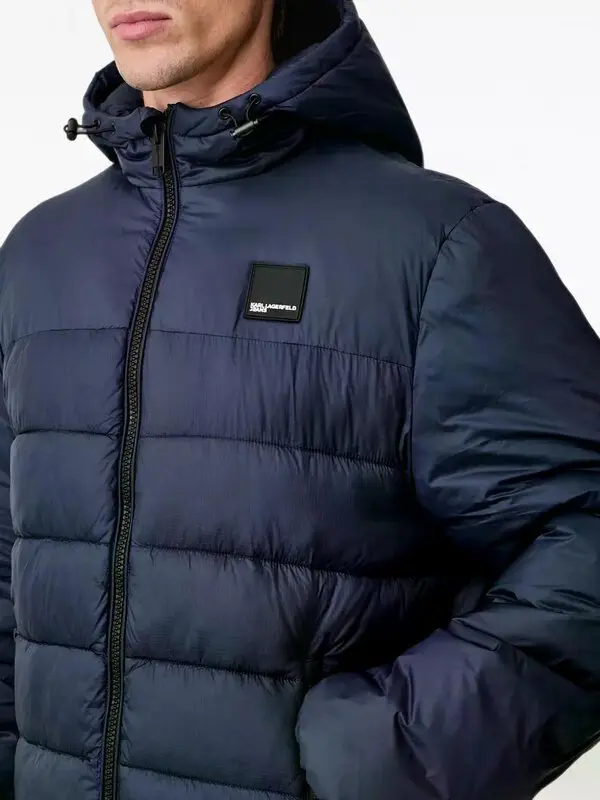 Karl Lagerfeld Quilted Hooded Jacket