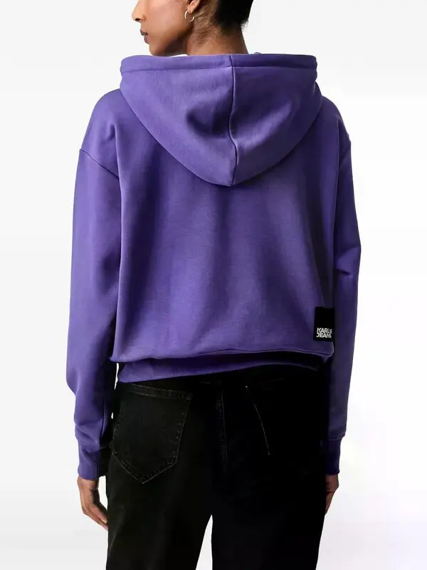Karl Lagerfeld Logo-print Drawstring Hoodie