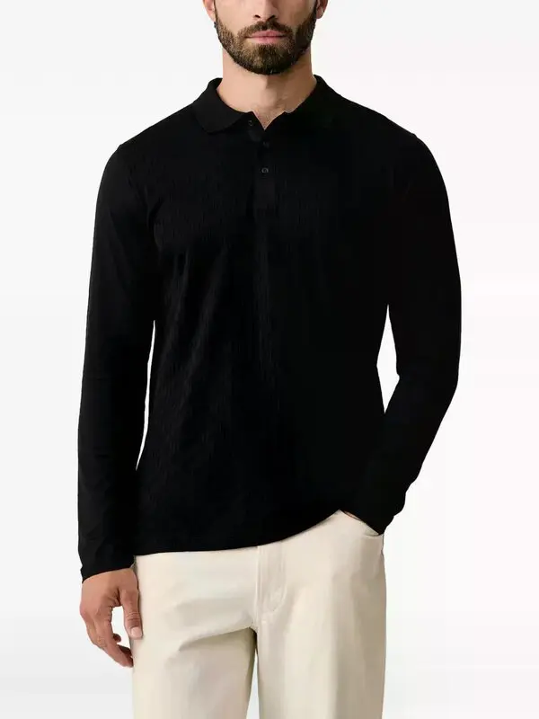 Karl Lagerfeld Long-sleeves Polo Shirt