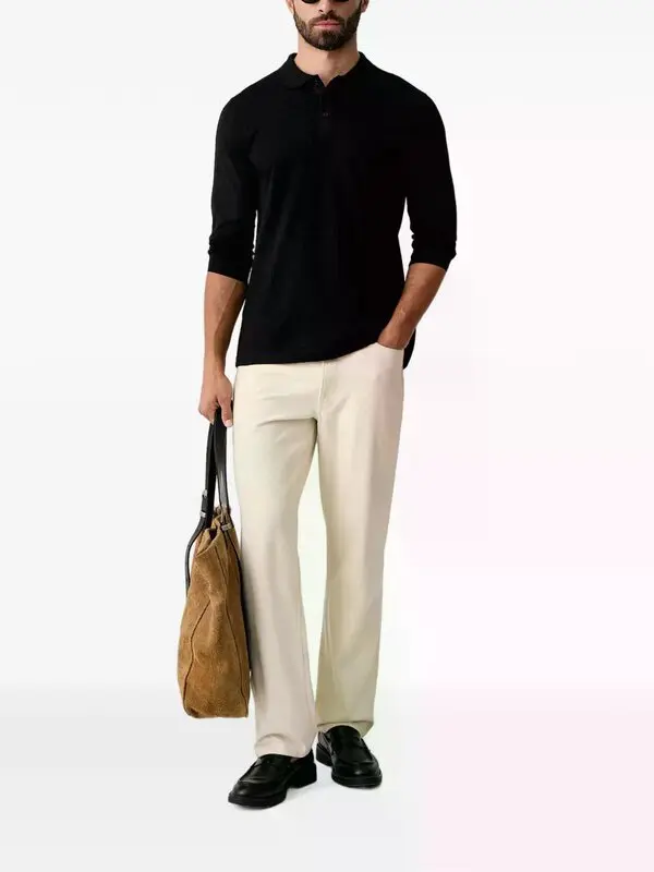 Karl Lagerfeld Long-sleeves Polo Shirt