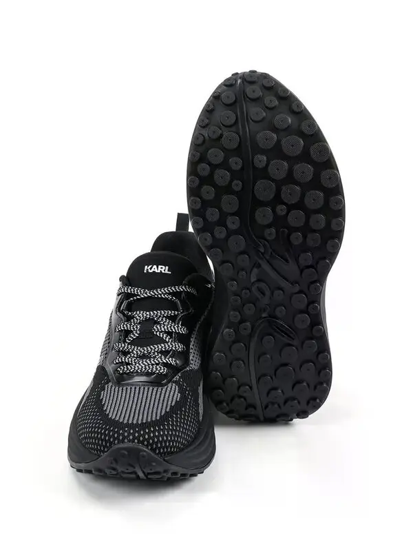 Karl Lagerfeld Logo-embroidered Knit Sneakers