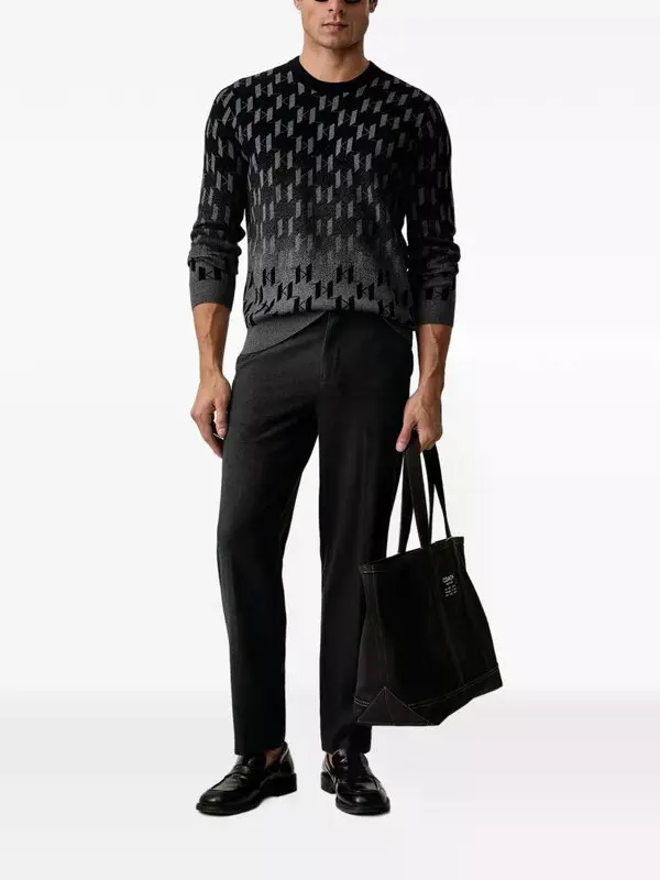 Karl Lagerfeld Monogram-pattern Sweater