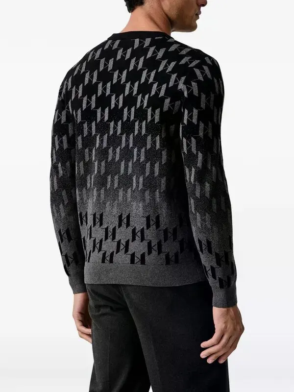 Karl Lagerfeld Monogram-pattern Sweater