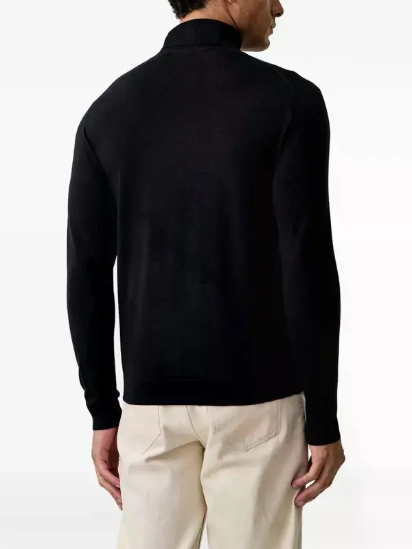 Karl Lagerfeld Logo-embroidered Roll-neck Sweater