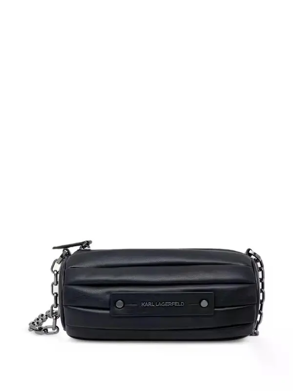 Karl Lagerfeld Quilted Leather Shoulder Bag