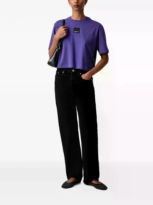 Karl Lagerfeld Logo-patch Straight-leg Jeans