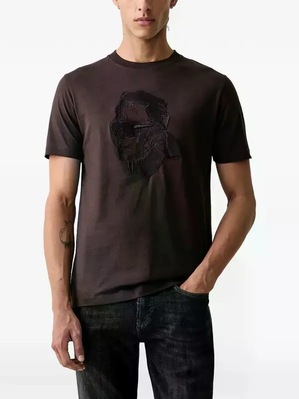 Karl Lagerfeld Ikonik-patch T-shirt