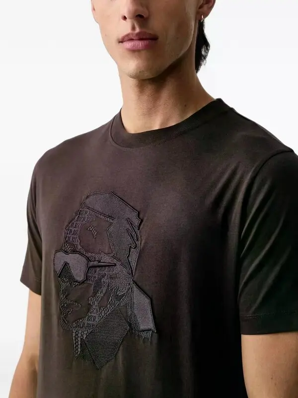Karl Lagerfeld Ikonik-patch T-shirt