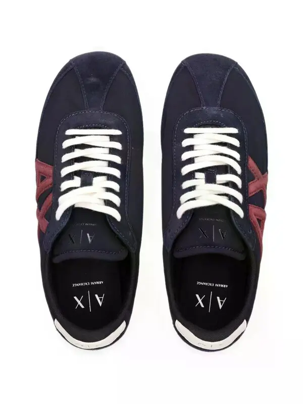 Armani Exchange Logo-patch Panelled Sneakers