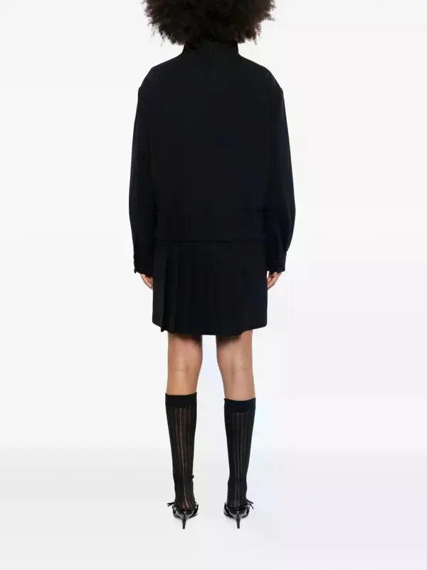 SHUSHU/TONG Pleated Bow-detail Dress