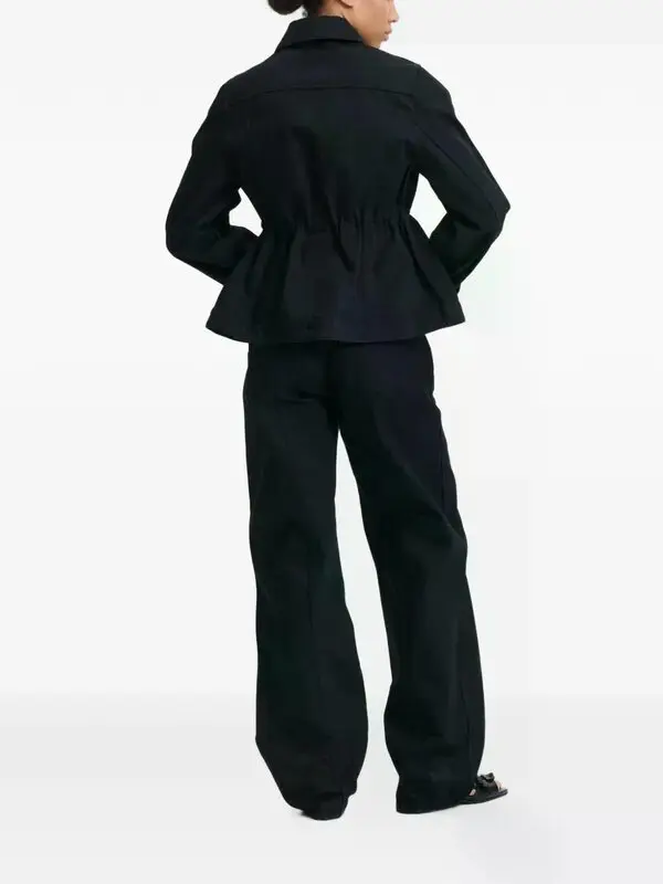 Cecilie Bahnsen Candida Drawstring-waist Denim Jacket
