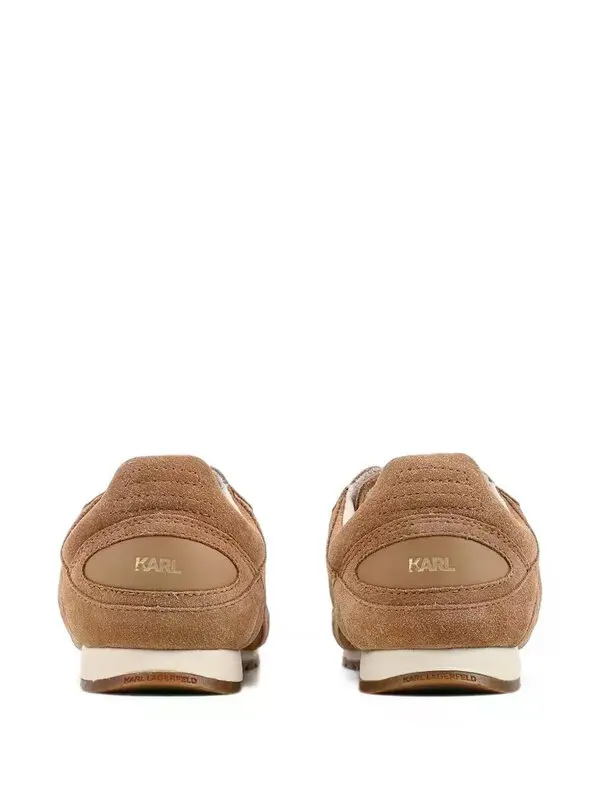 Karl Lagerfeld Logo-patch Suede Sneakers