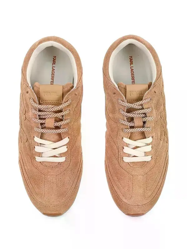 Karl Lagerfeld Logo-patch Suede Sneakers