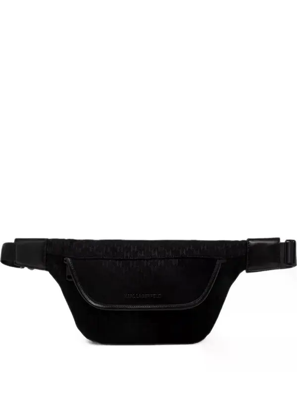Karl Lagerfeld Monogram-pattern Belt Bag