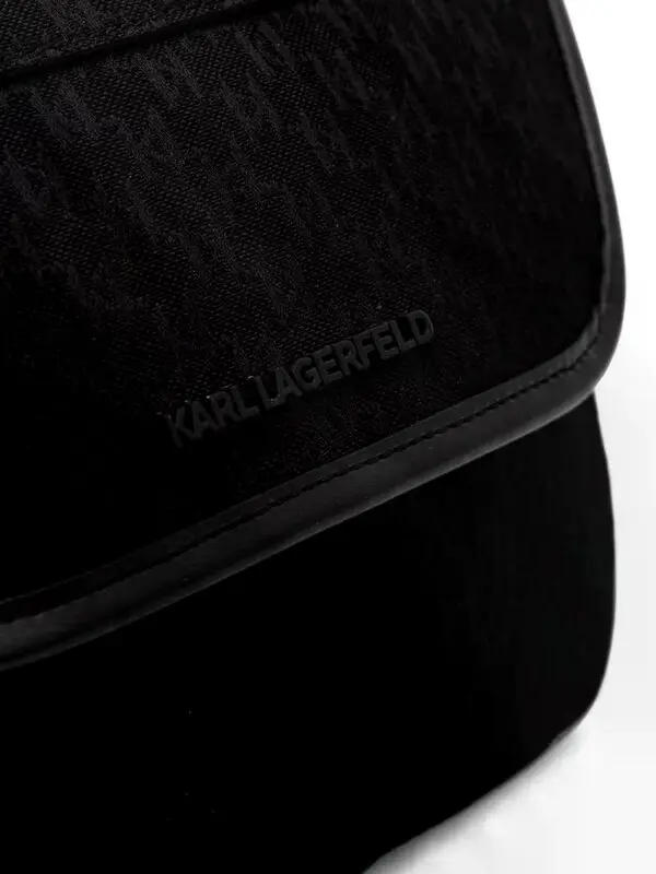 Karl Lagerfeld Monogram-pattern Belt Bag