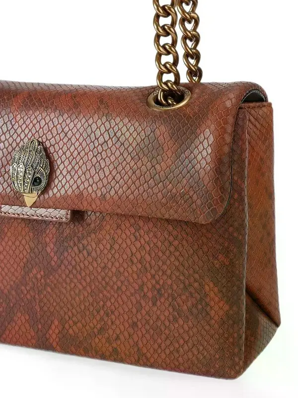 Kurt Geiger Kensington Snake-effect Shoulder Bag