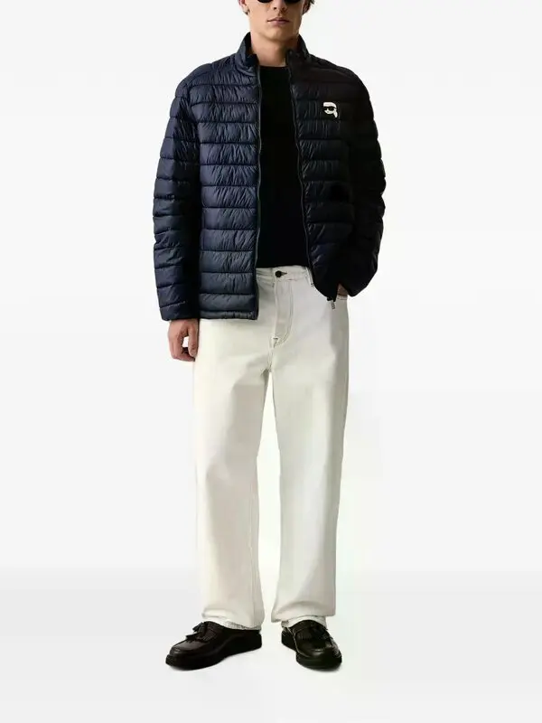 Karl Lagerfeld Logo-patch Quilted Jacket