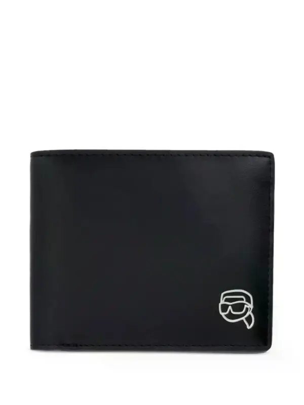 Karl Lagerfeld Ikon Bifold Wallet - Black