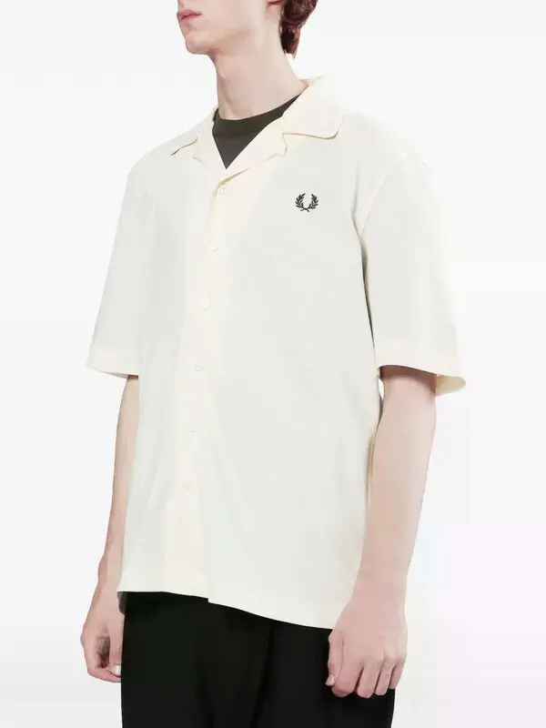 Fred Perry Logo-embroidered Short-sleeve Shirt