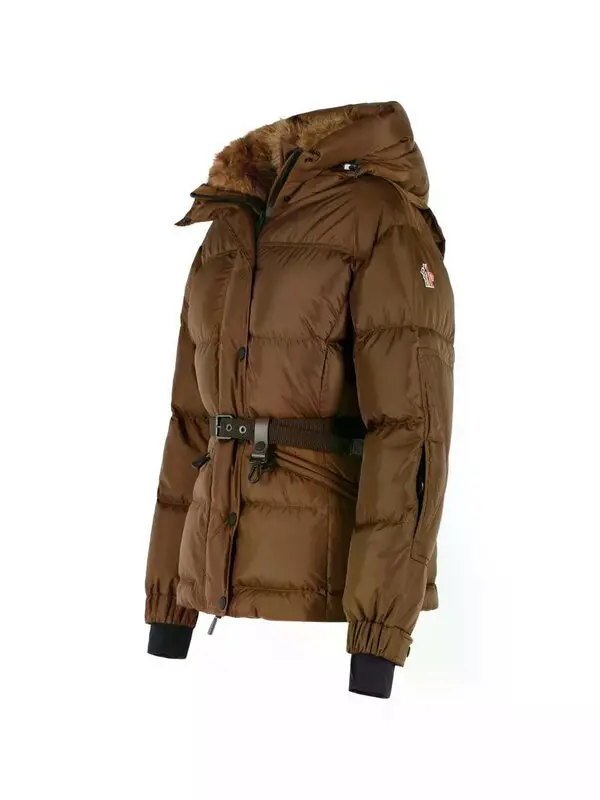 Moncler Belted Hooded Jacket