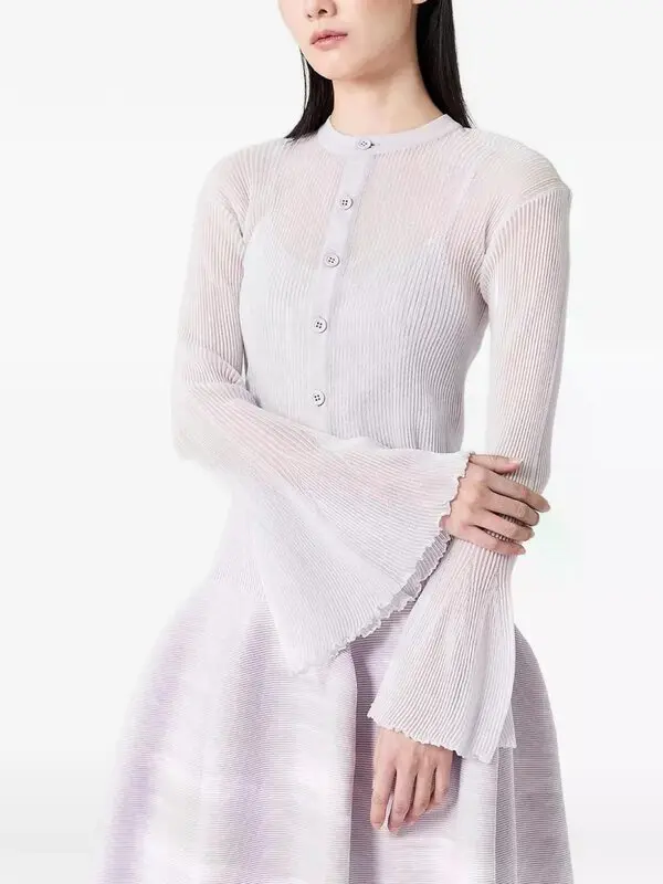 CFCL Ribbed Bell-sleeve Cardigan