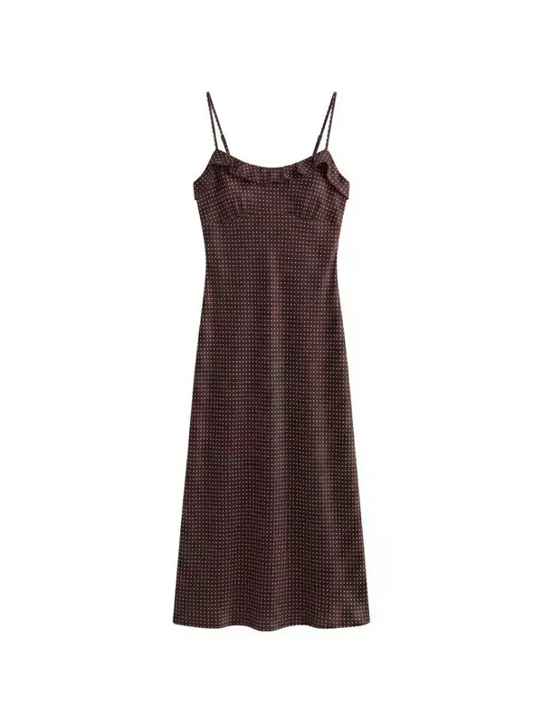 REFORMATION Aribella Ruffled Polka-dot Mini Dress