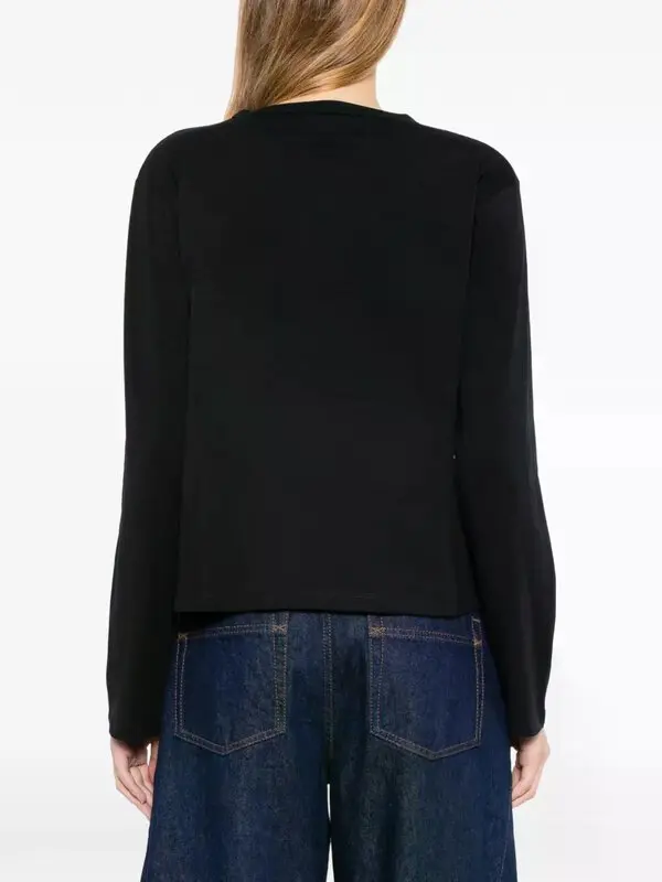 AGNES B. Logo-print Long-sleeve T-shirt