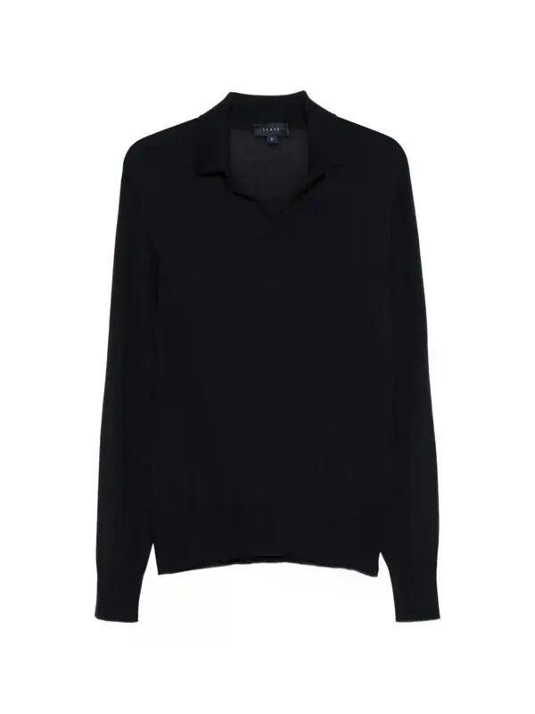 Sease Open-collar Wool Sweater