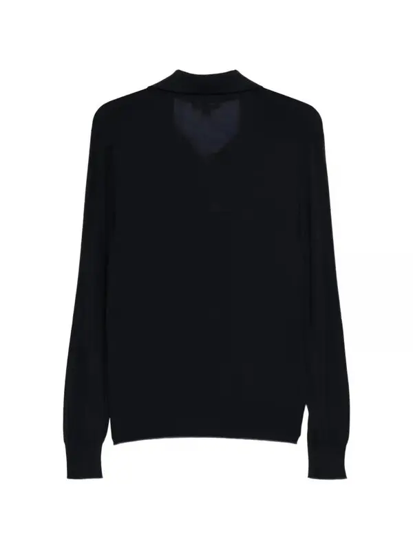 Sease Open-collar Wool Sweater