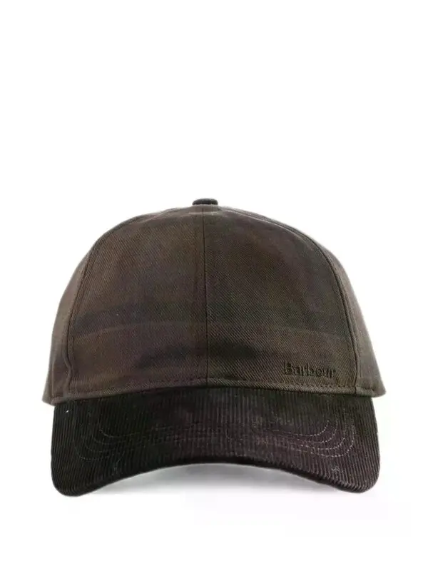 Barbour Tartan Corduroy-brim Cap - Brown