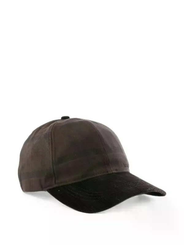 Barbour Tartan Corduroy-brim Cap