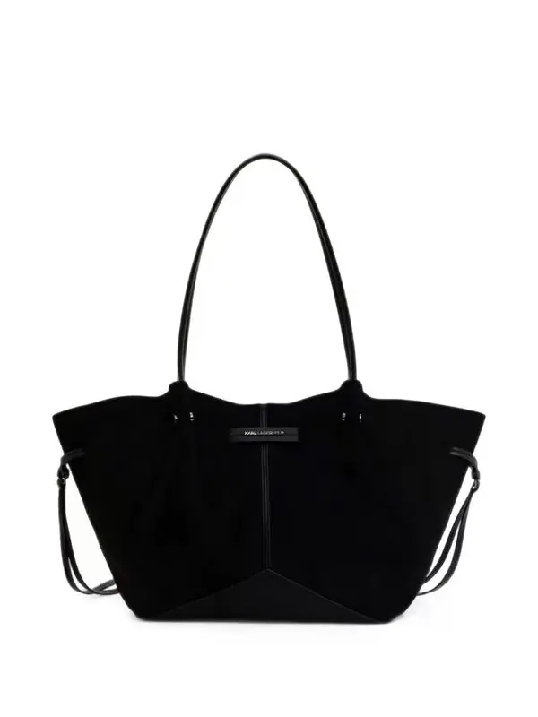 Karl Lagerfeld Logo-plaque Panelled Tote Bag