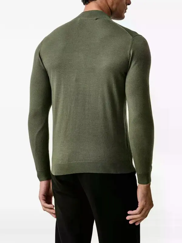 Karl Lagerfeld Logo-detail Mock-neck Sweater