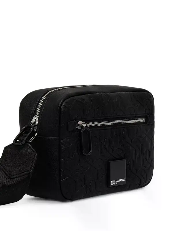 Karl Lagerfeld Monogram-embossed Belt Bag