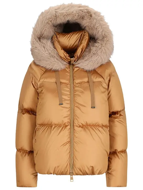 Herno Short Puffer Jacket With Hood